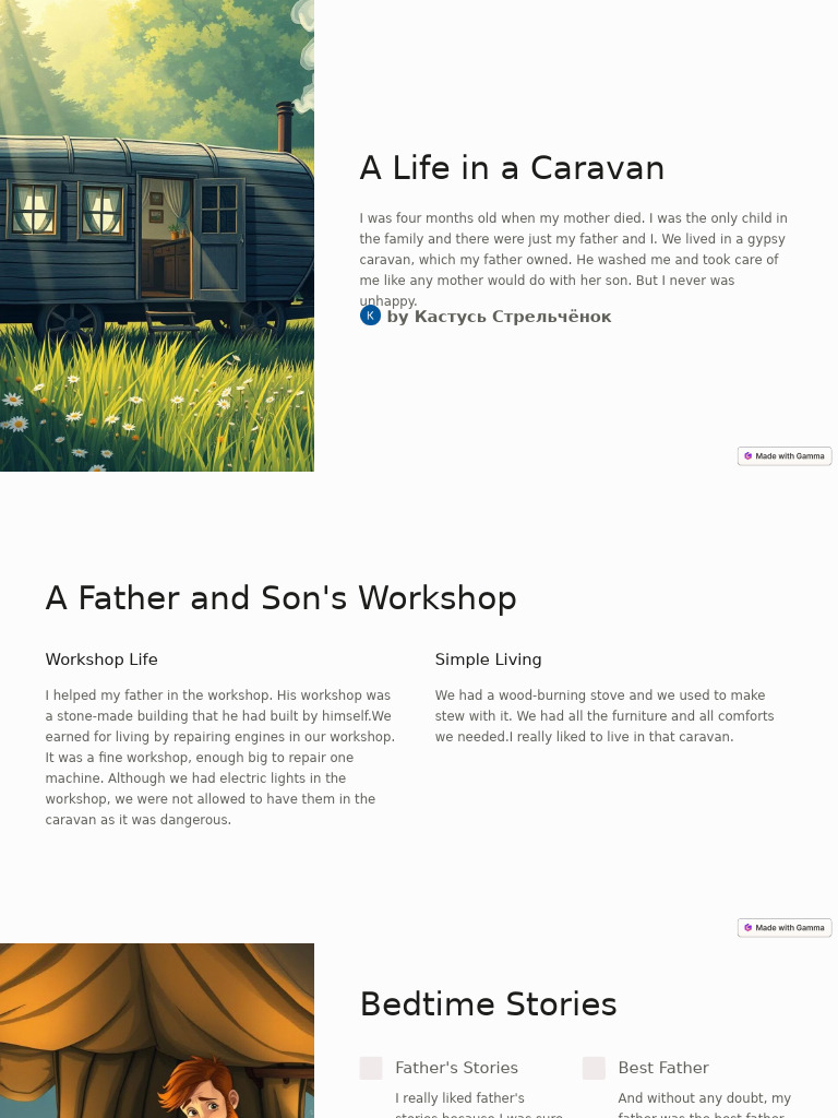 A Life in A Caravan | PDF