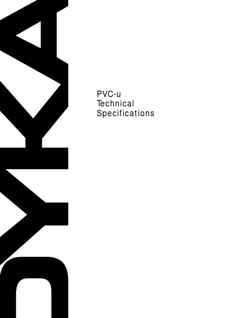 Dyka PVC-U Pipe Technical Specifications | PDF | Pipe (Fluid Conveyance ...