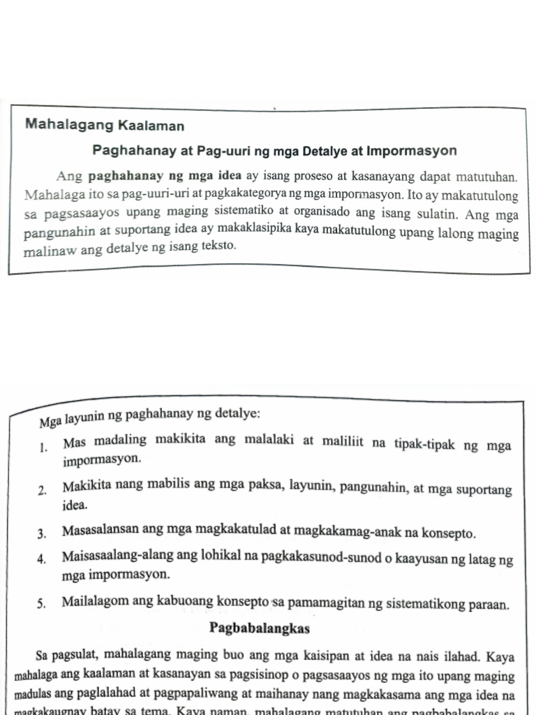 Pagbabalangkas | PDF