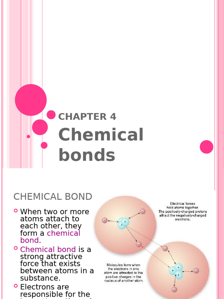 Chapter 4 Chemical Bonds | PDF | Chemical Polarity | Chemical Bond