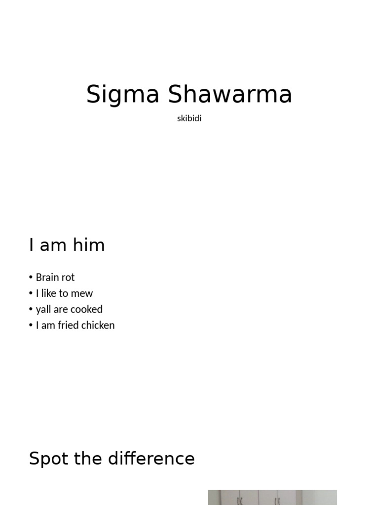 Sigma Shawarma | PDF