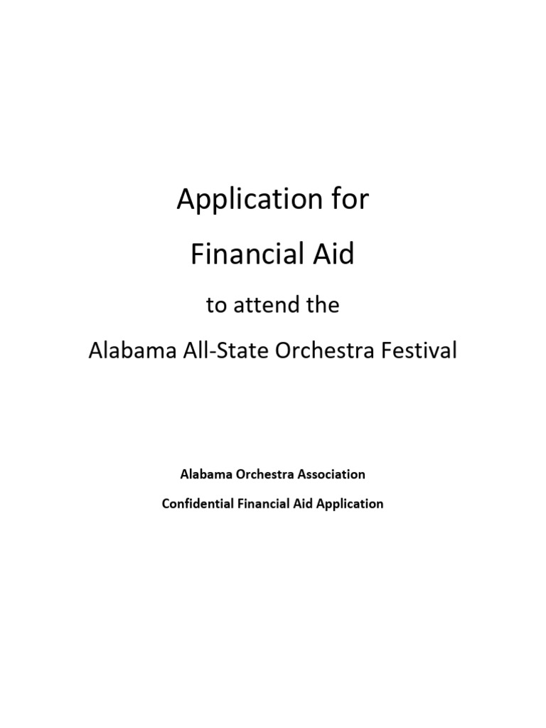 4-AOA 2018 Financial Aid Form | PDF | Student Financial Aid In The ...