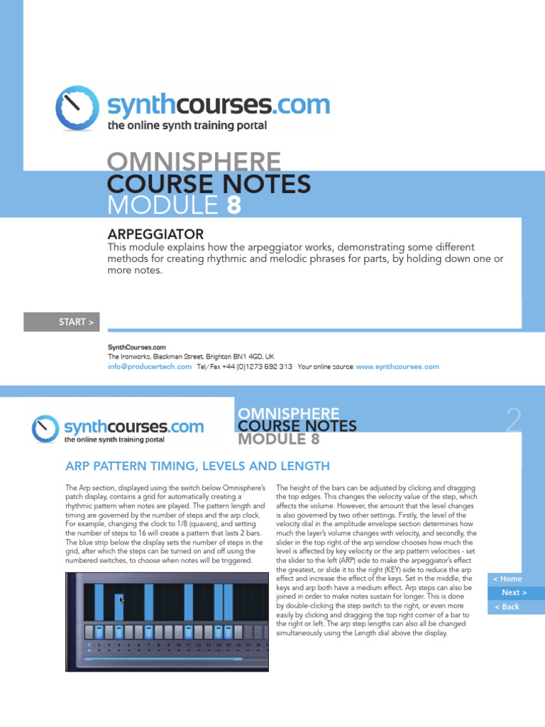 8. Arpeggiator | PDF | Synthesizer
