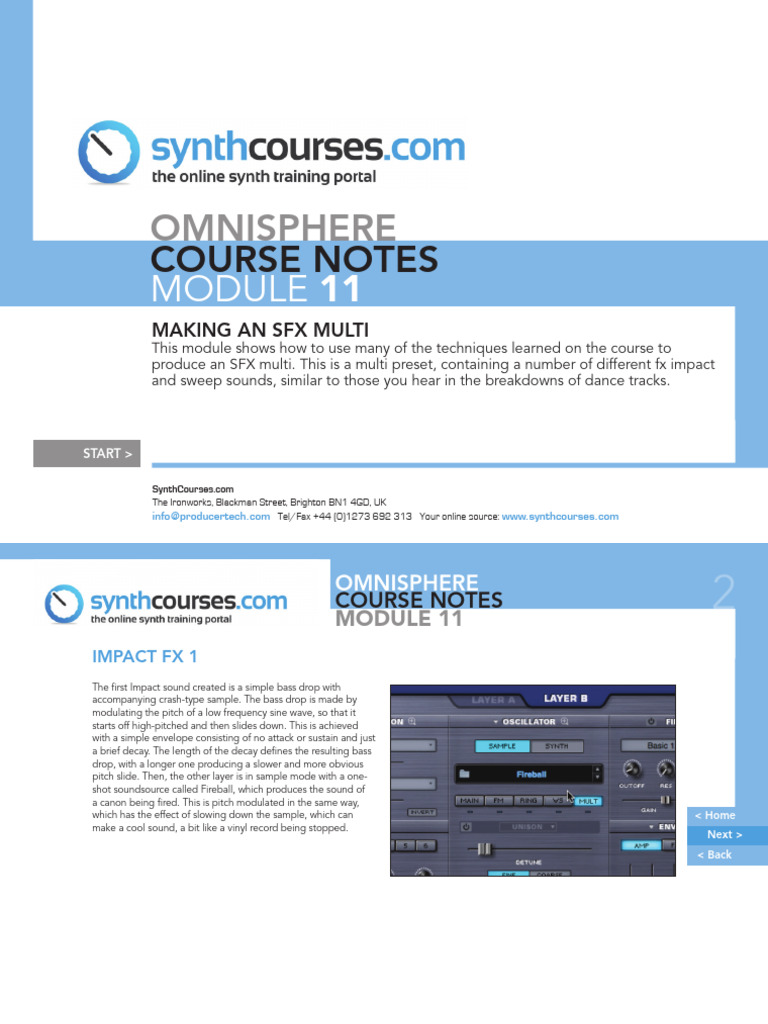 11. Making an SFX Multi | PDF | Sound Technology | Acoustics