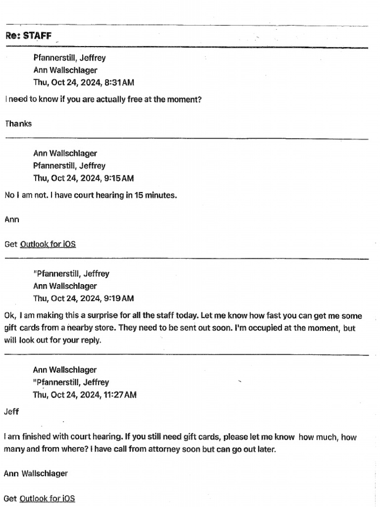 Wallschlager Email String | PDF