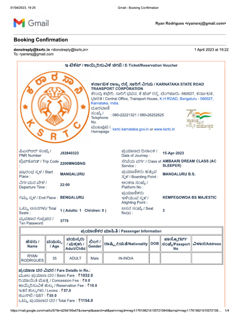 1154.00 MLR-BLR 15 Apr | PDF