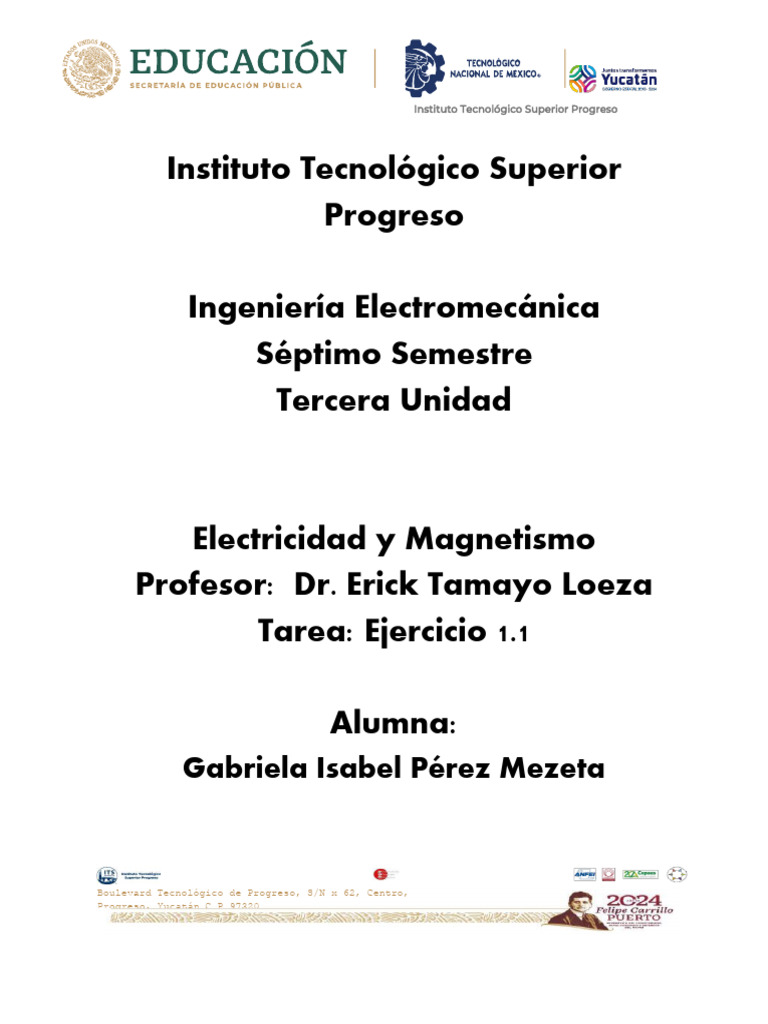 Tarear 11 Elec y Mag | PDF