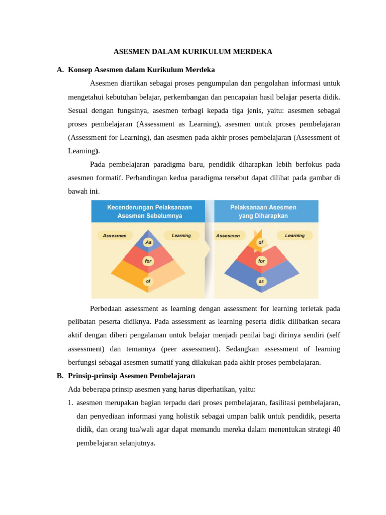 RESUME KB 2 ASESMEN DALAM KURIKULUM MERDEKA | PDF RESUME KB 2 ASESMEN DALAM KURIKULUM MERDEKA | PDF