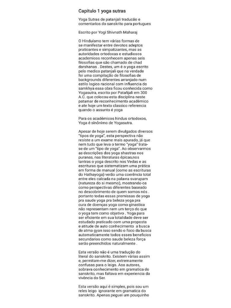 Yoga Sutras Shivnath | PDF