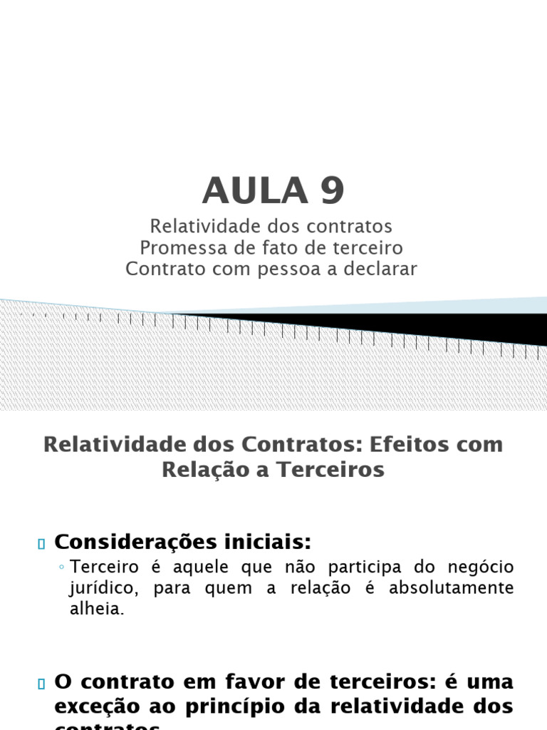 Contratos em Favor de Terceiros | PDF | Direito Privado | Justiça