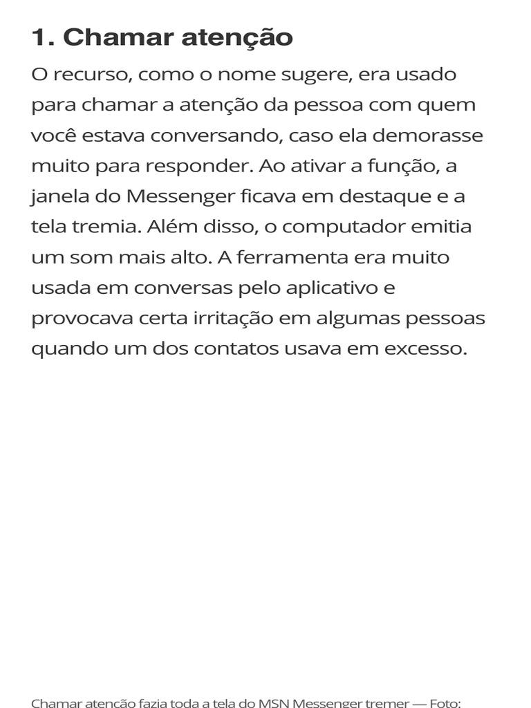 10 Coisas Que Todo Mundo Fazia No Msn Redes Soc… Pdf