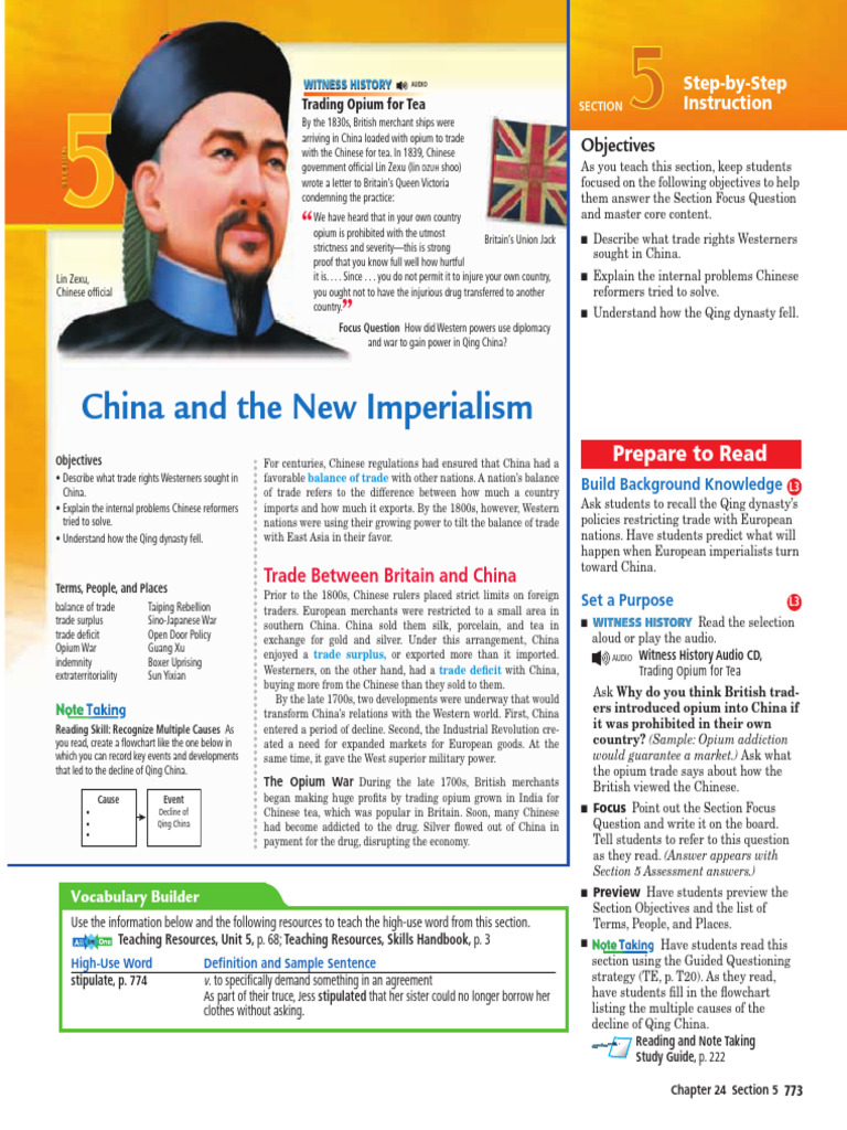 9.5 China and The New Imperialism | PDF | China | World Politics
