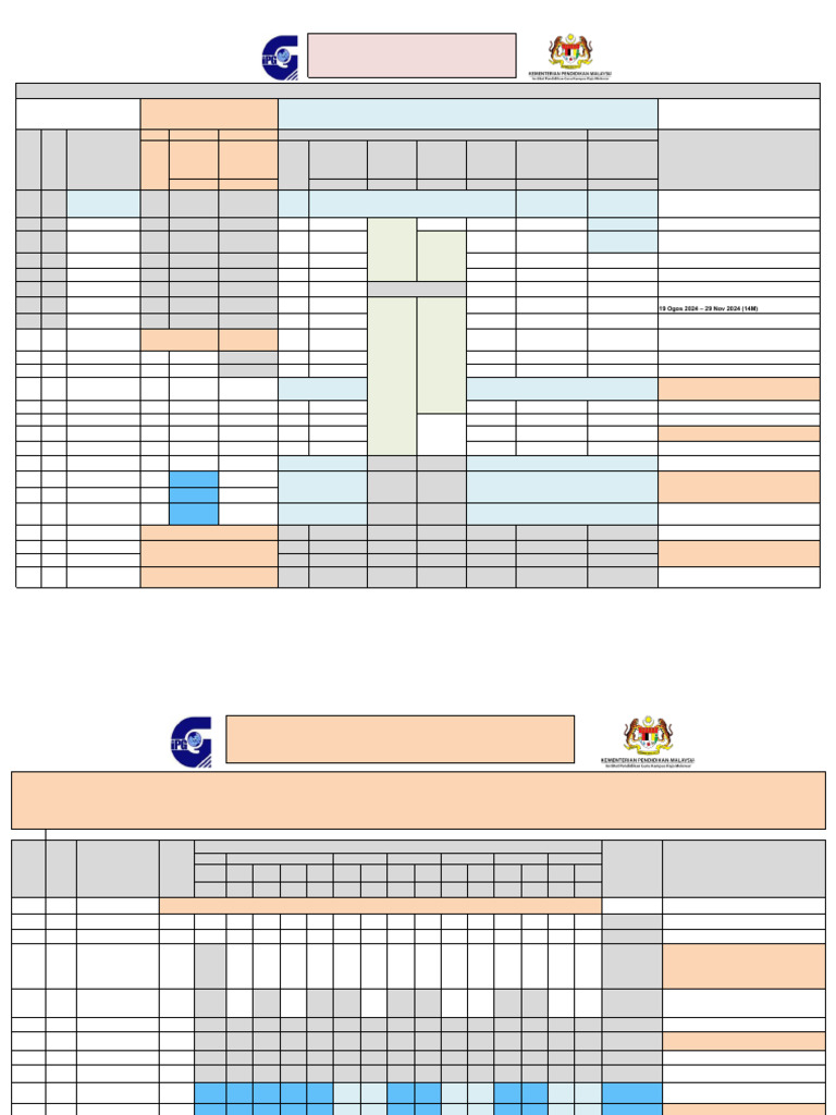 Kalendari Akademik PDPP 2024/2025 | PDF