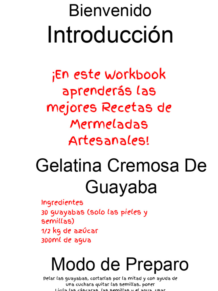 Mermeladas | PDF | Té | Hirviendo