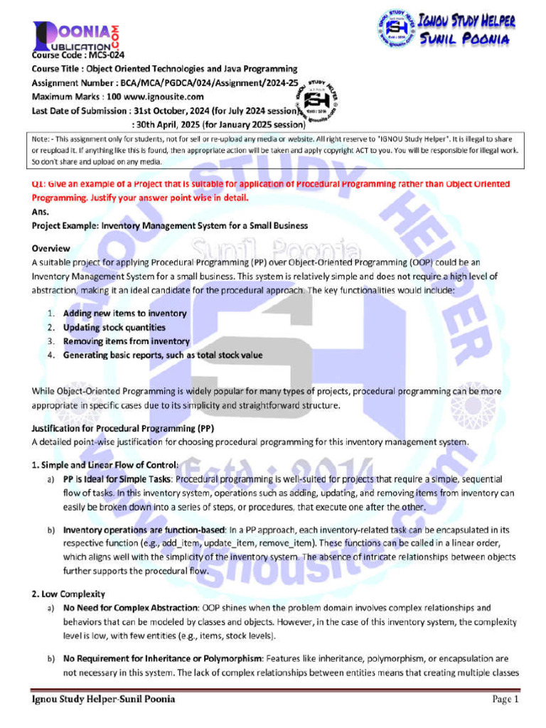MCS-024-2024-25 | PDF MCS-024-2024-25 | PDF