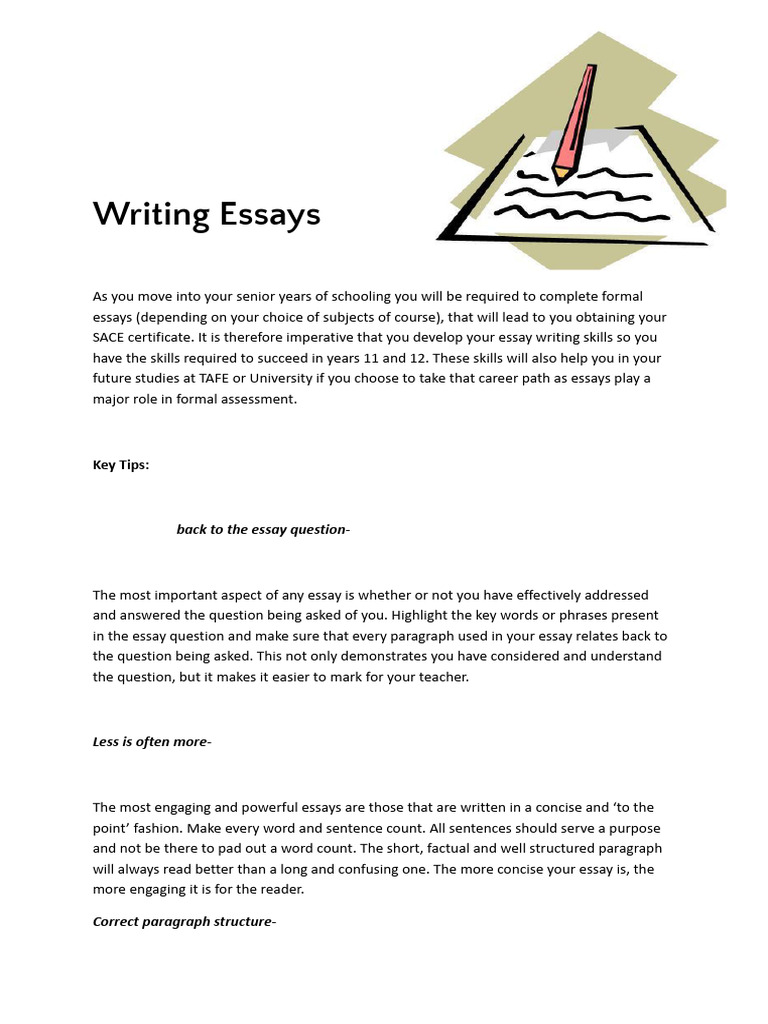 Essential Essay Writing Tips for Students | PDF | Argument | Essays