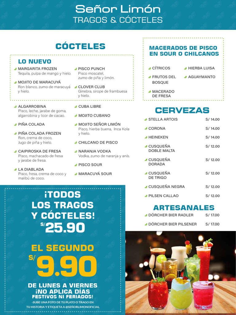 Senor Limon 2020 | PDF | Mariscos | pesto