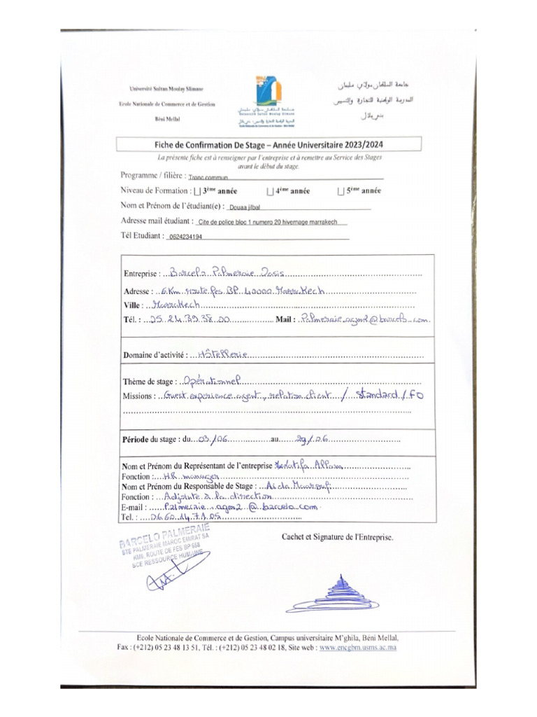 Université Sultan Moulay Slimane | PDF