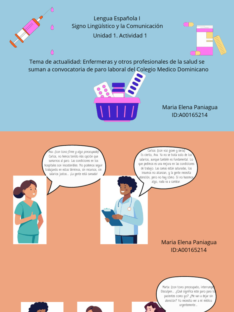 Unidad 1. Actividad 1. Entregable. Signo Lingüístico y La Comunicación | PDF