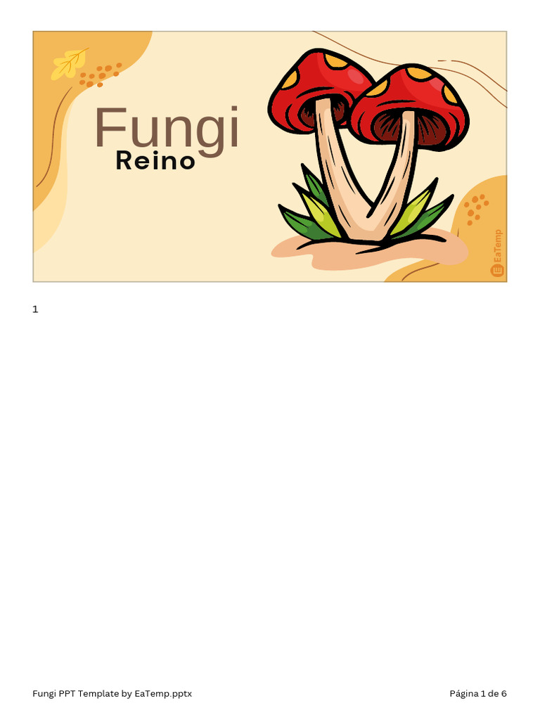 Fungi PPT Template by EaTemp - PPTX - 20241123 - 203314 - 0000 | PDF ...