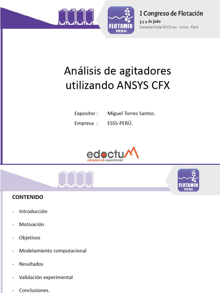 Optimización de Agitadores con ANSYS CFX | PDF | Levantar (Fuerza)