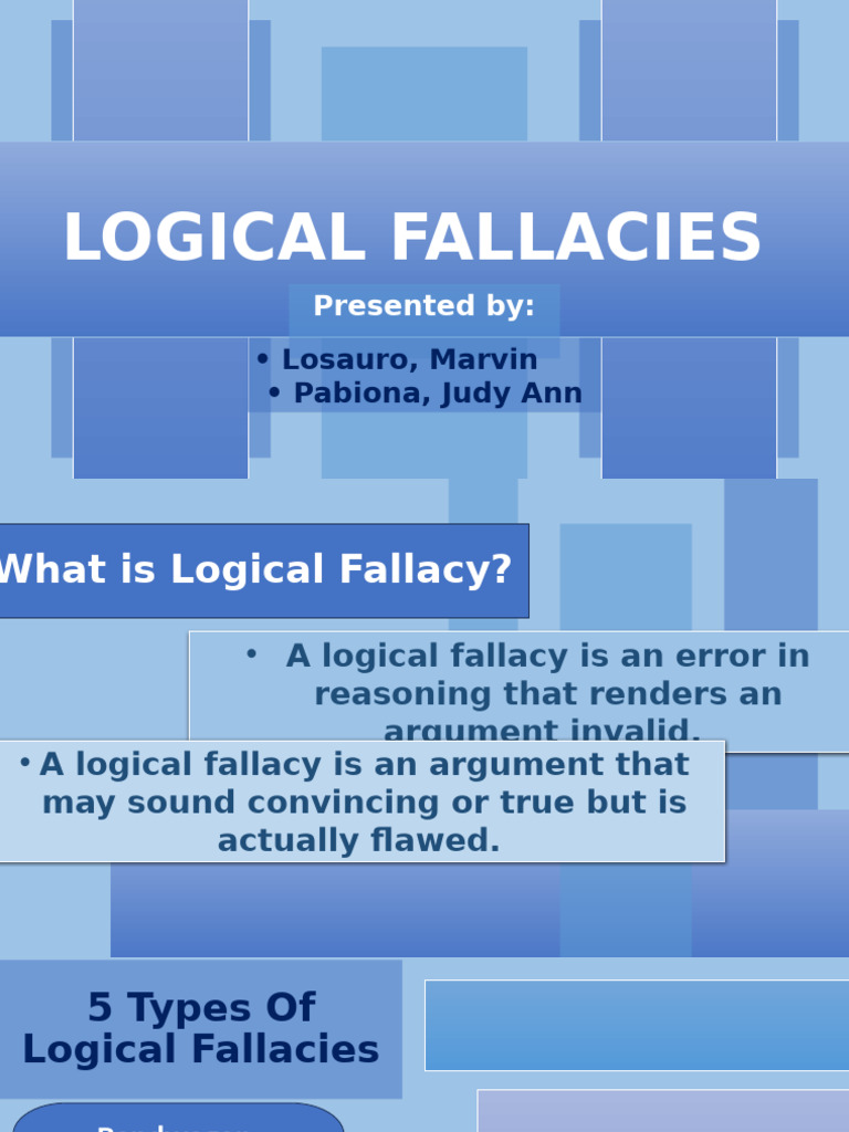 Understanding Logical Fallacies Explained | PDF