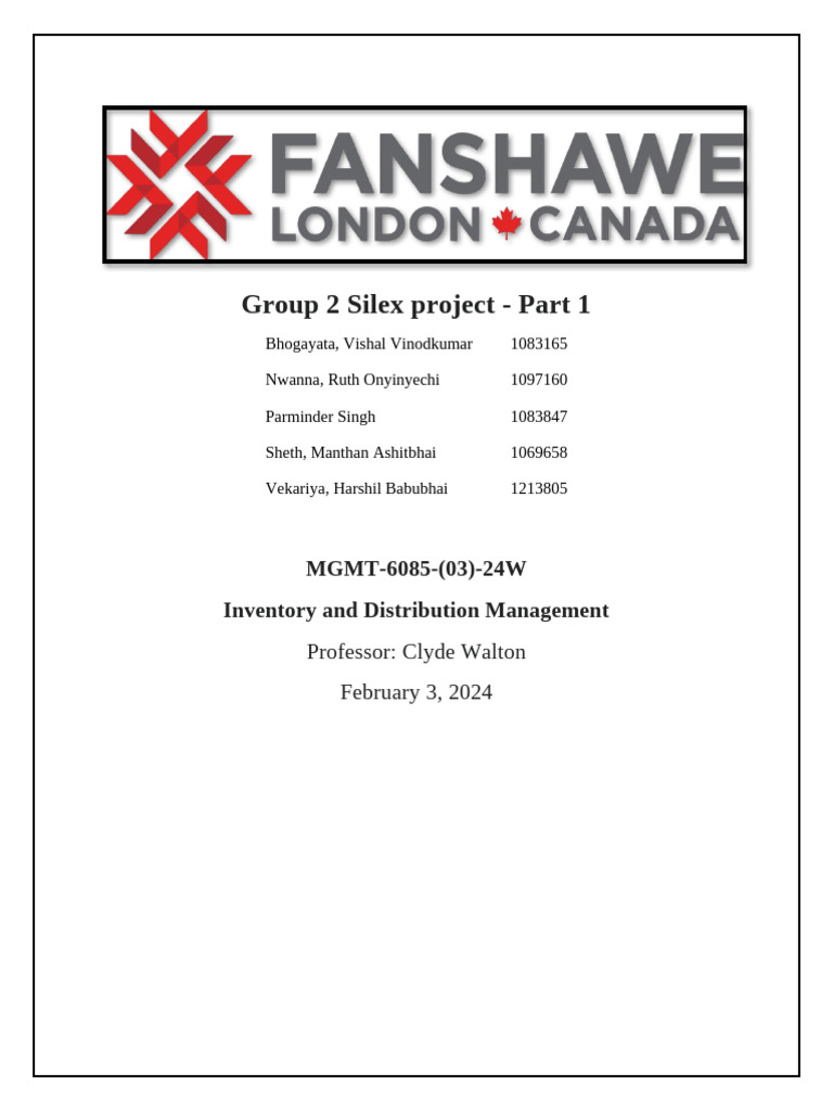 Silex Project Part 1 | PDF | Enterprise Resource Planning | Business