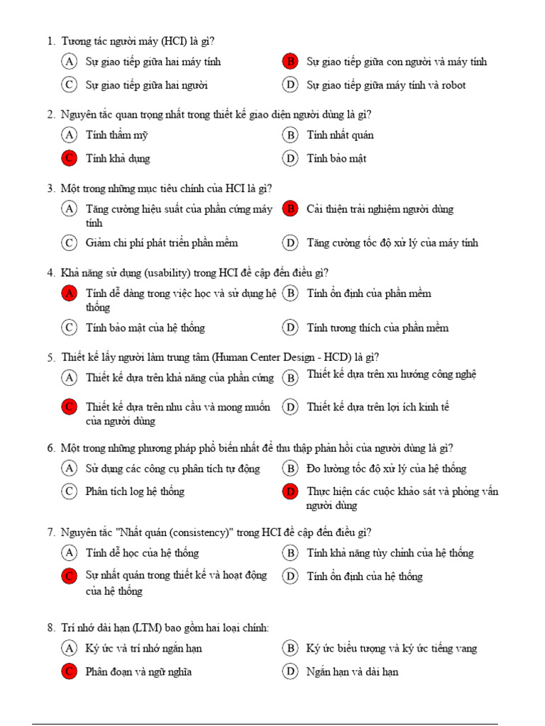20240805 Hci Final Exam Sol | PDF