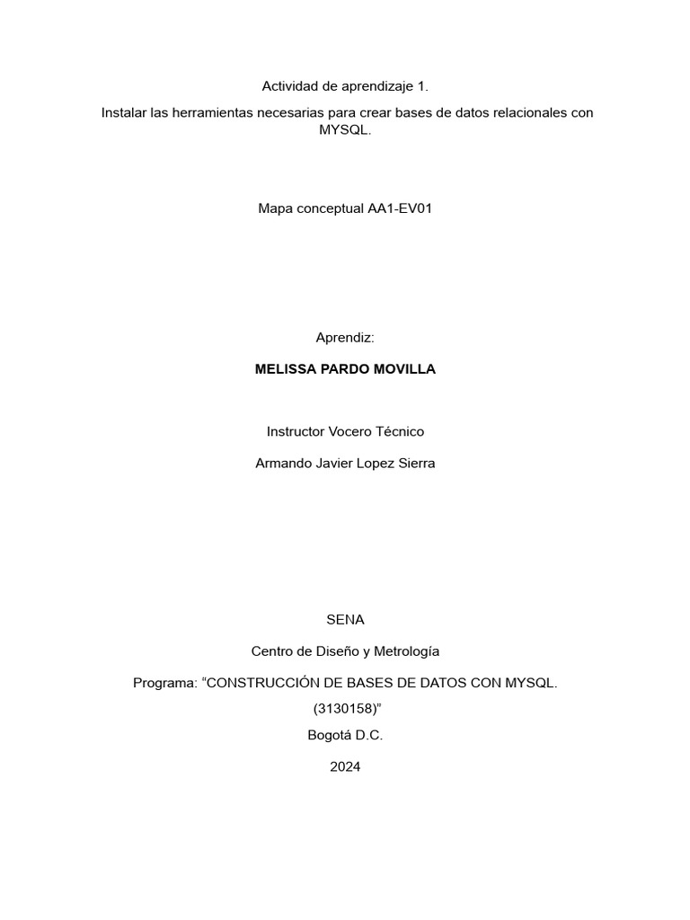 Mapa Conceptual AA1-EV01 | PDF