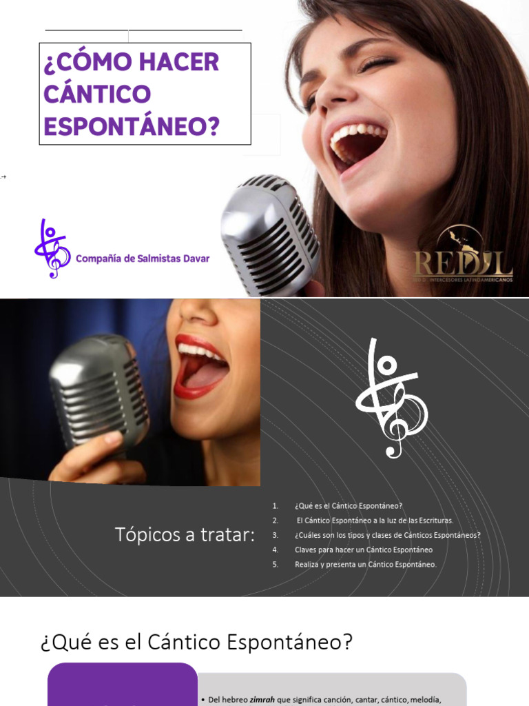 Cómo Crear un Cántico Espontáneo | PDF | Salmos
