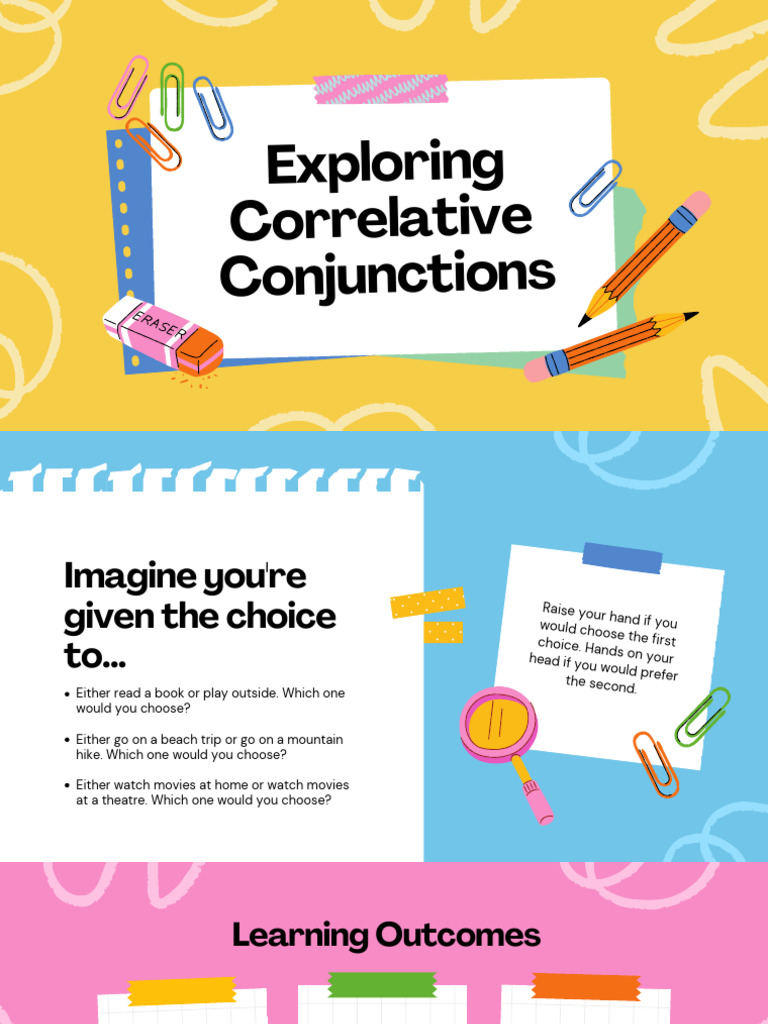 Correlative Conjunctions - 20241124 - 123104 - 0000 | PDF | Word ...
