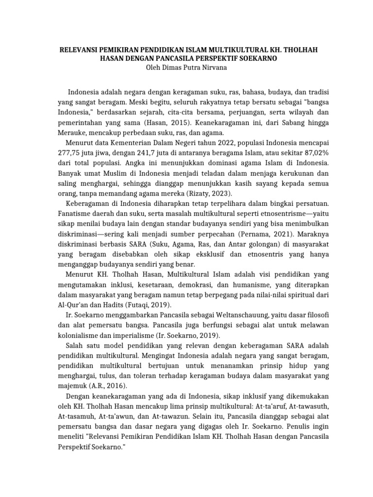 Tulisan Dimas Putra Nirvana | PDF