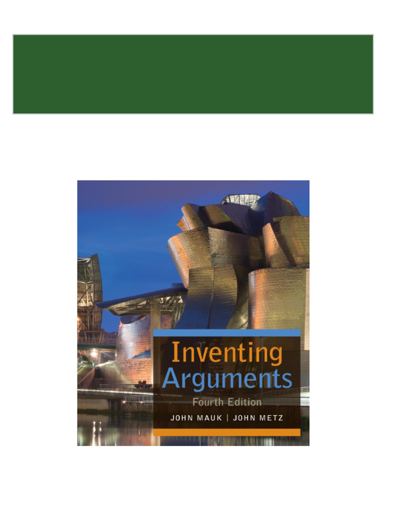 Arguments 4th Ed | PDF