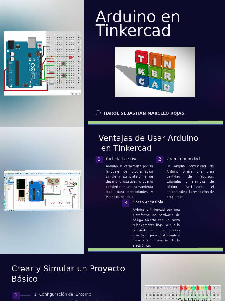 Arduino-en-Tinkercad-Una-Introduccion-al-Mundo-de-la-Electronica | PDF | Arduino | Sensor
