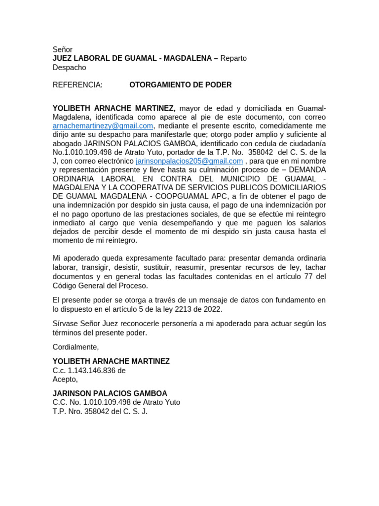 Poder Yolibeth | PDF