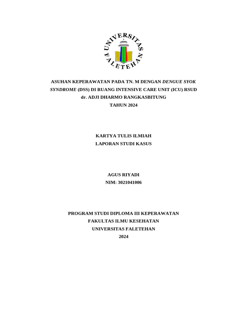 Kti Agus Riyadi Gadar Fix Duittttt | PDF