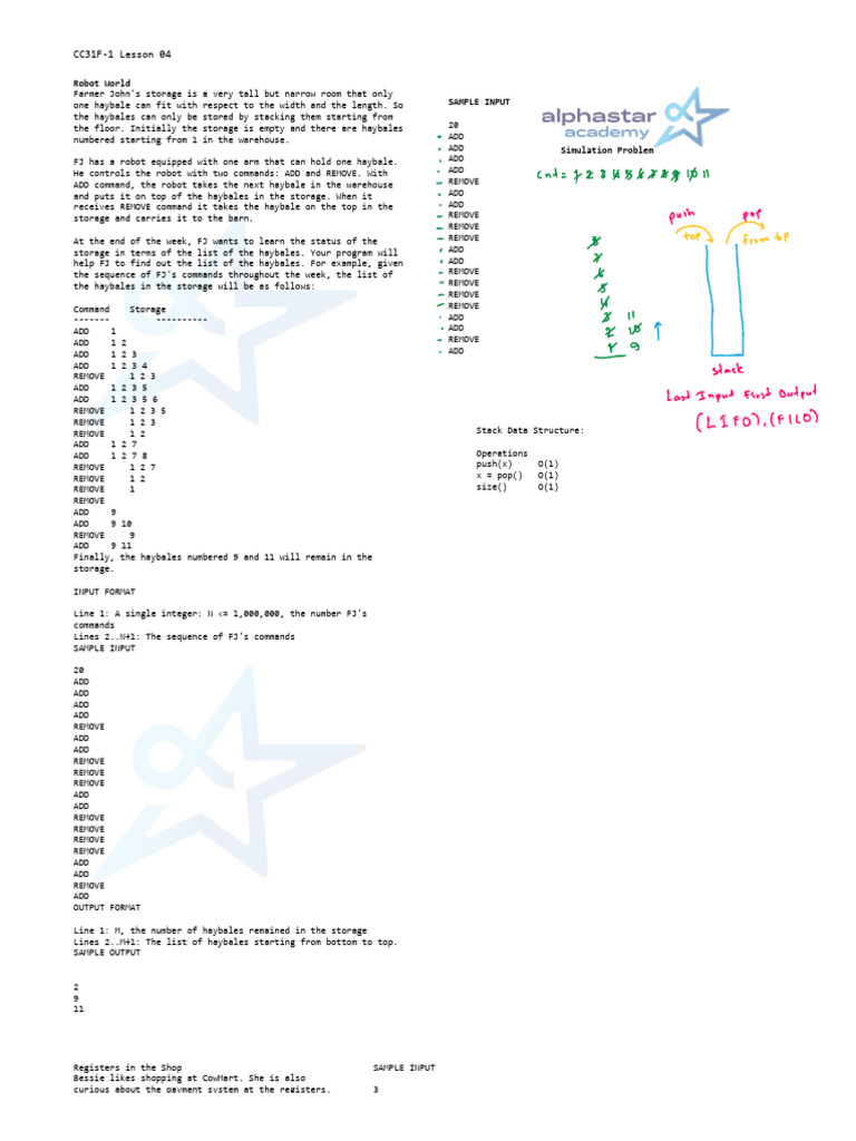 CC31F-1 Lesson | PDF | Computer Engineering | Computer Programming