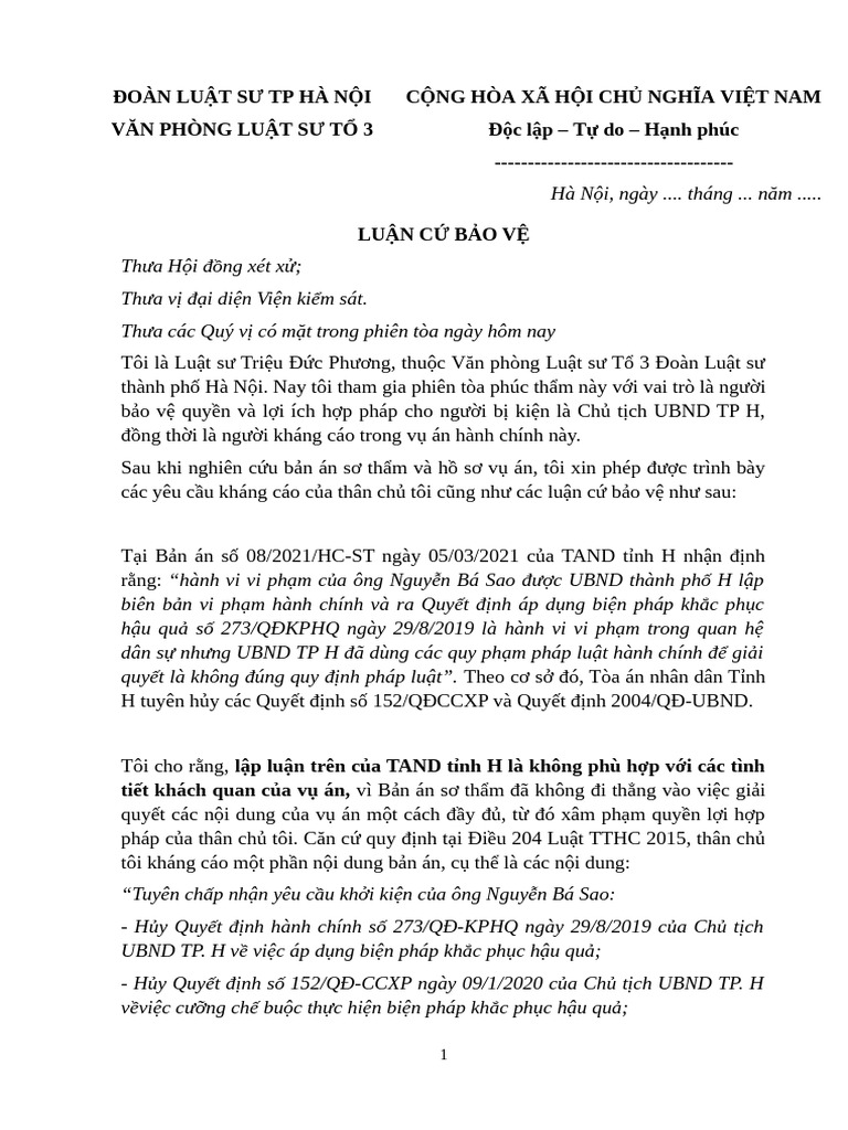 Luan Cu Bao Cha - HS 14 - To 3 | PDF