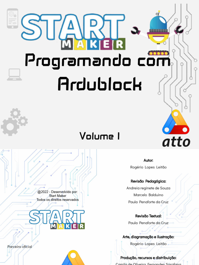 Programando Com Ardublock Volume I | PDF | Swift (linguagem de programação)