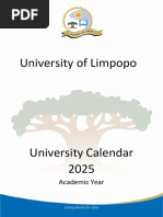 2025 VUT Calendar | PDF