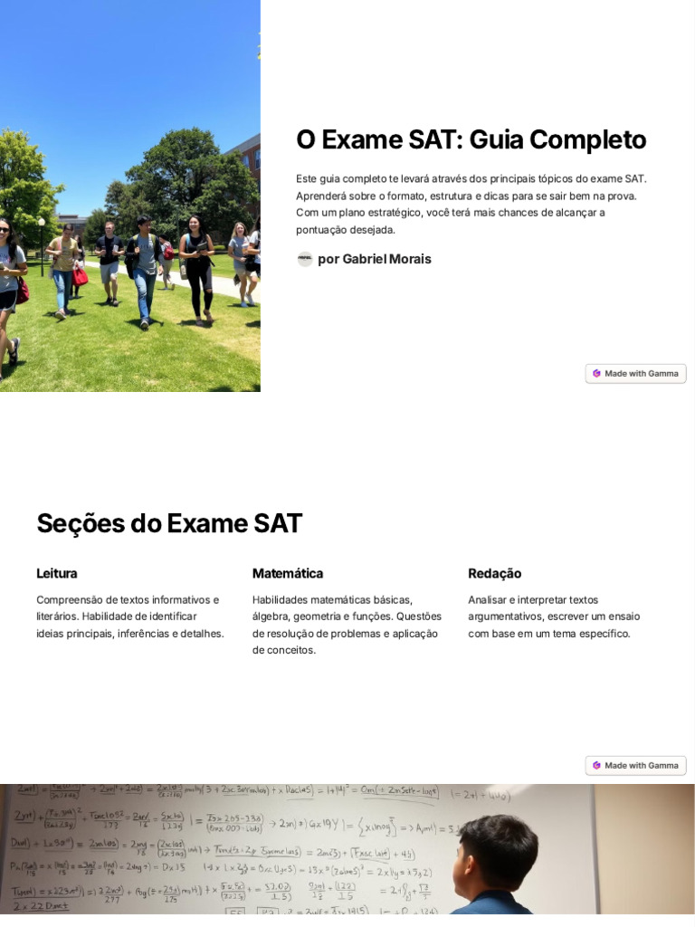 O Exame SAT Guia Completo | PDF | Matemática | Geometria