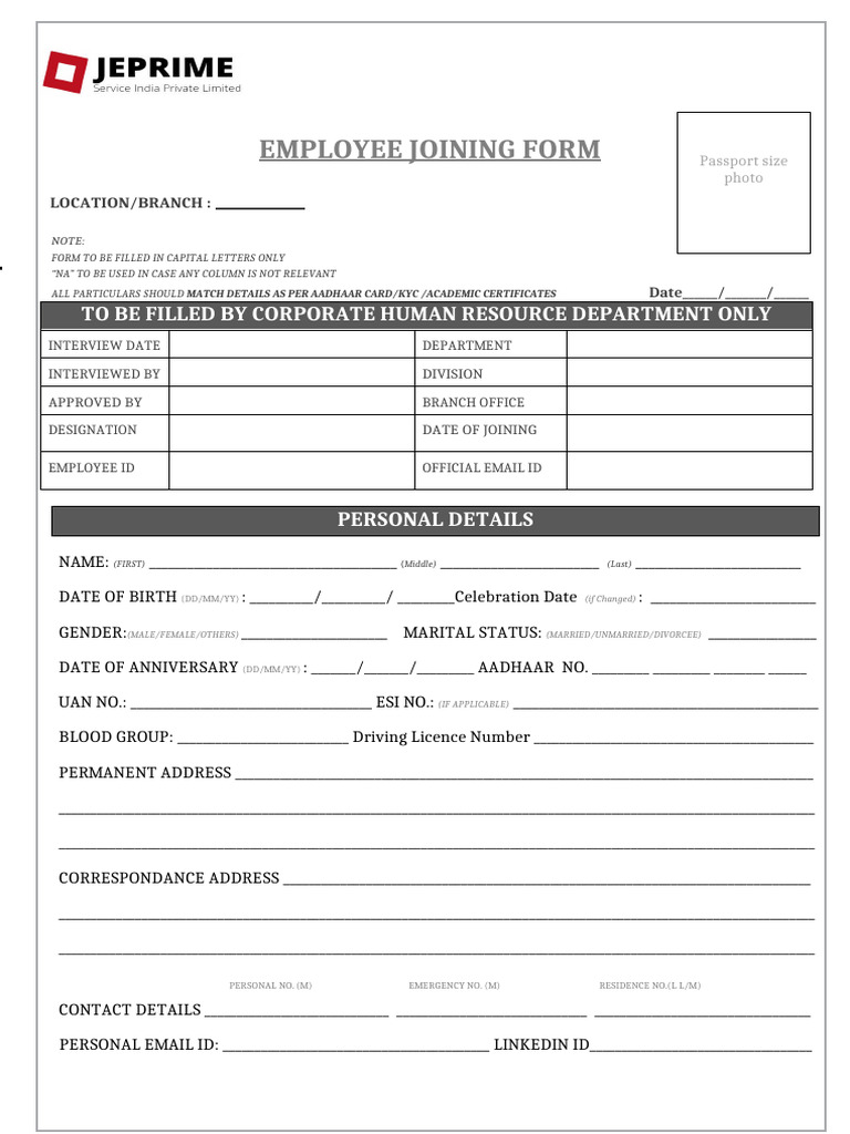 Joining_Form-Jeprime | PDF | Justice | Crime & Violence