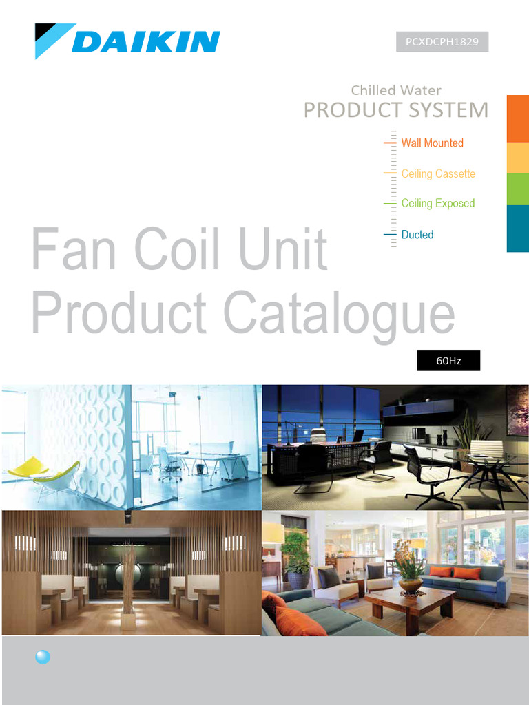 DAMA & DRM-BA-PCXDCPH1829 Chilled Water Fan Coil Units 60Hz Standard ...