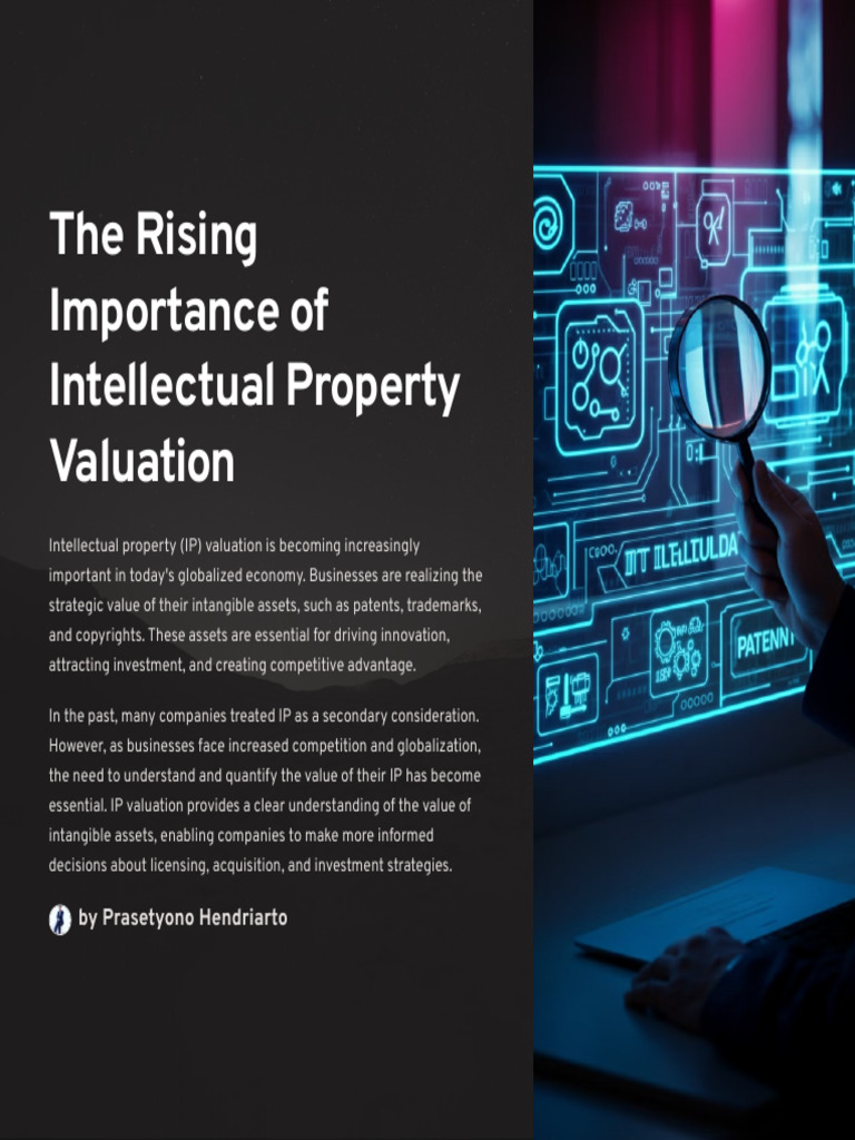 The Rising Importance of Intellectual Property Valuation.pdf | PDF ...
