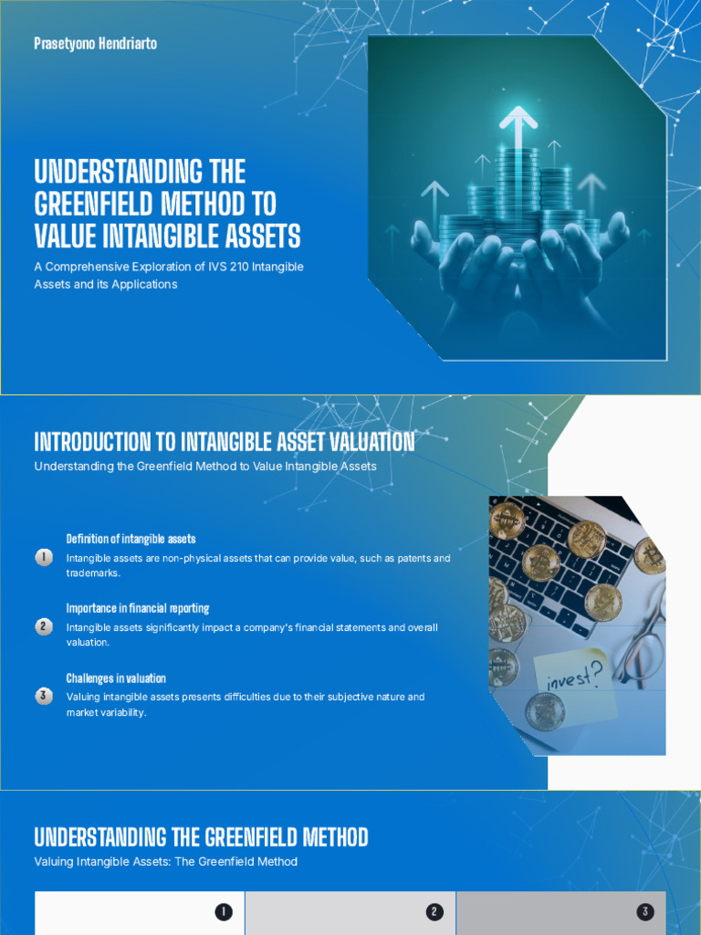 Understanding the Greenfield Method to Value Intangible Assets.pdf | PDF | Valuation (Finance ...