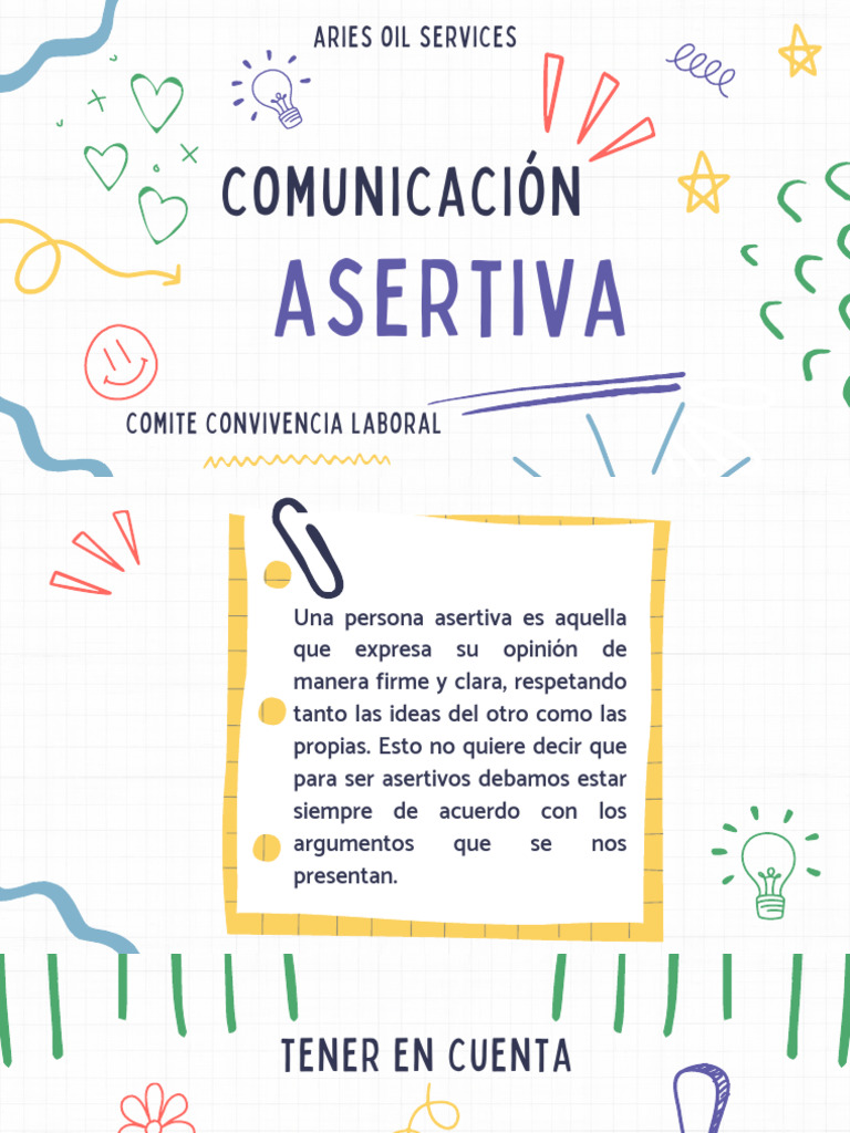 COMUNICACION ASERTIVA | PDF