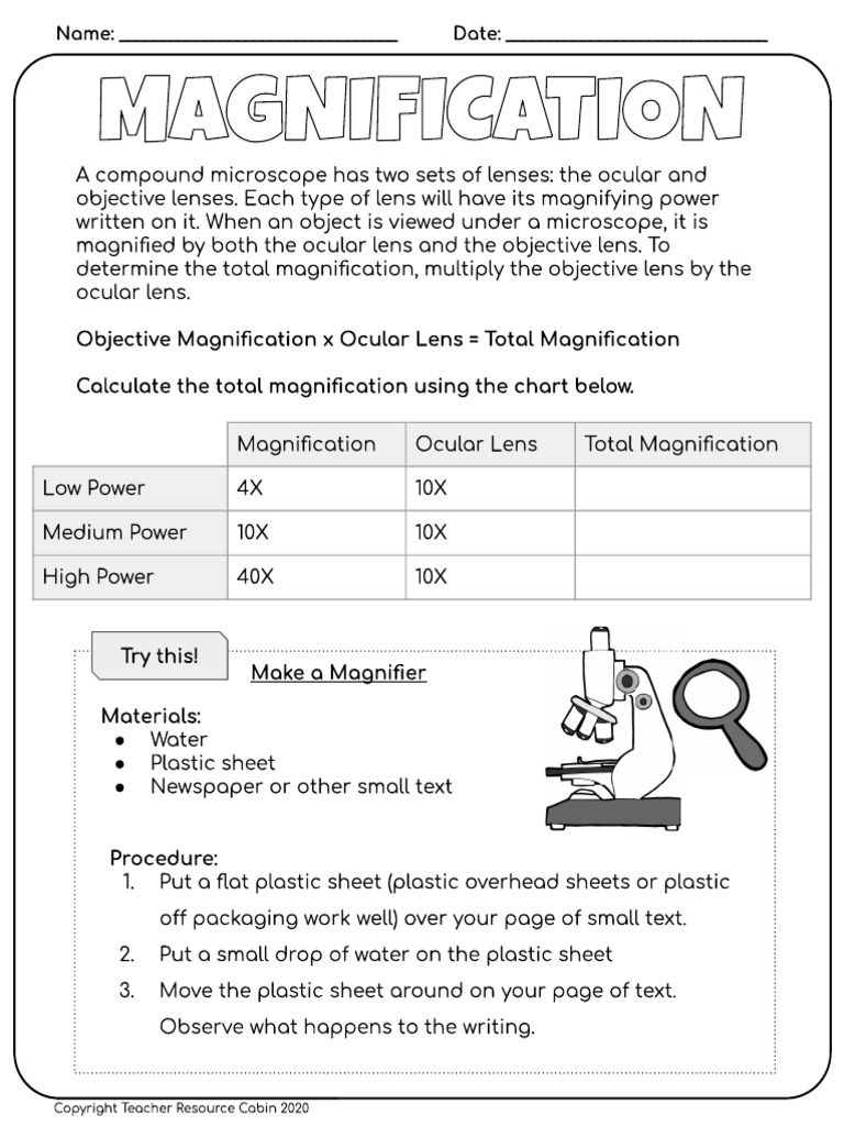 Magnification | PDF