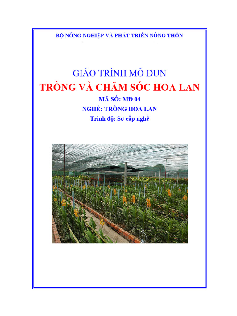 MD04-Quản Lý Dịch Hại Hoa Lan | PDF