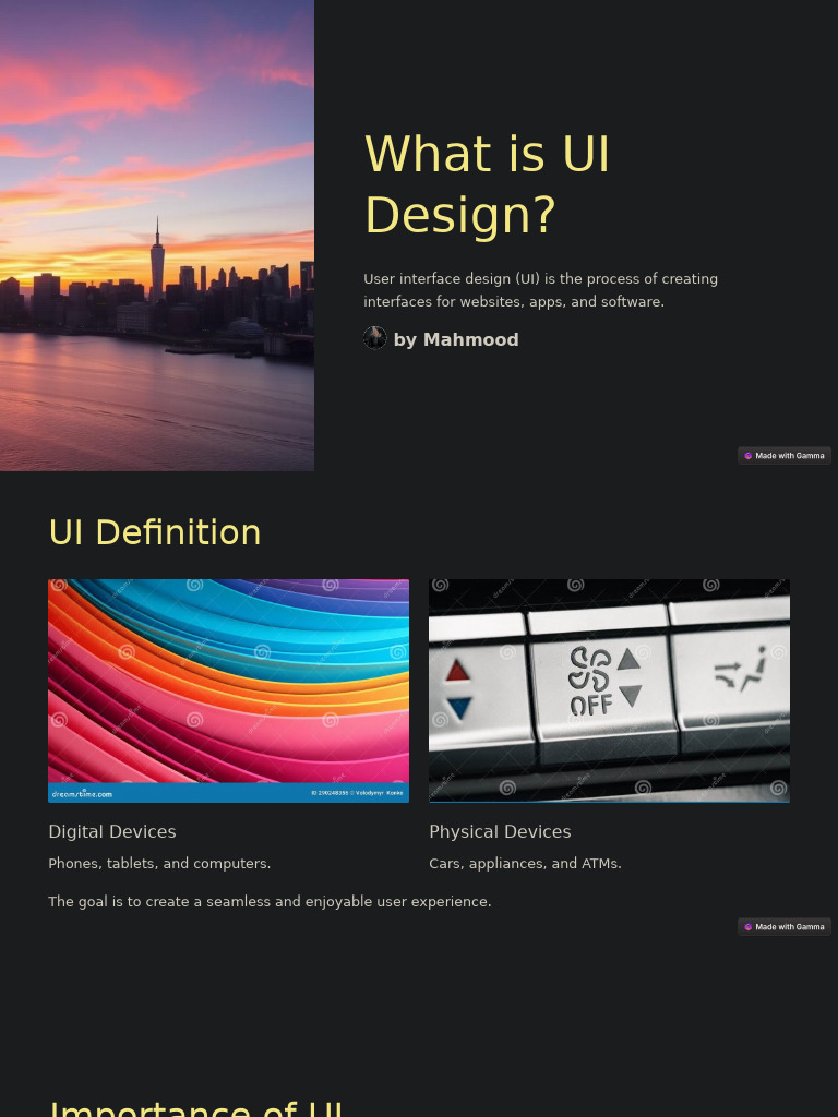 What Is UI Design | PDF