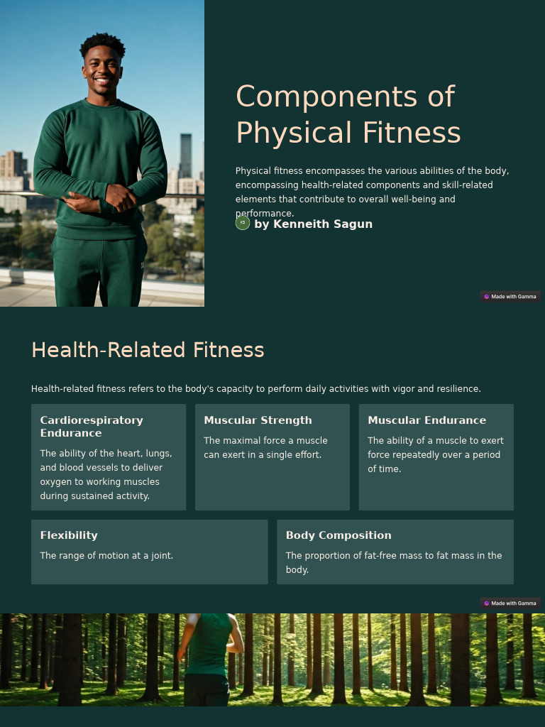 Components of Physical Fitness Explained | PDF | Physical Fitness ...
